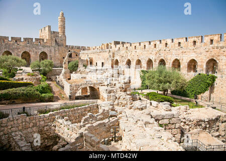 Tower of David is so named because Byzantine Christians believed the ...