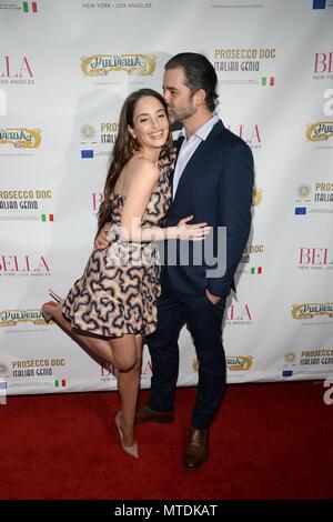 Alexa Ray Joel and Ryan Gleason attend BELLA New York Beauty Cover ...