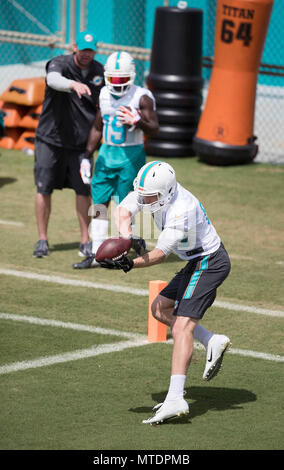 Miami Dolphins tight end Adam Shaheen (80) runs during an NFL football ...