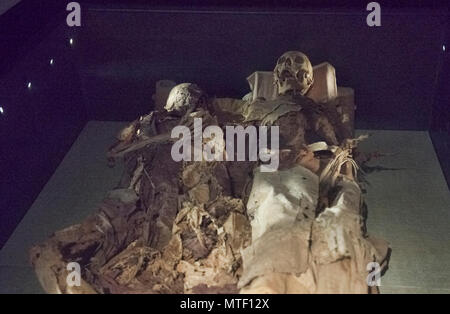 Archaic mummies, Turpan museum, Turpan, Xinjiang, China Stock Photo - Alamy