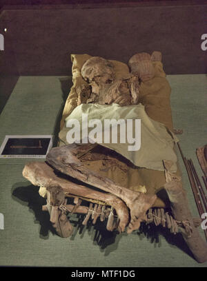 Archaic mummies, Turpan museum, Turpan, Xinjiang, China Stock Photo - Alamy