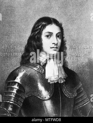 English Quaker William Penn (1644–1718), founder of Pennsylvania, meets ...