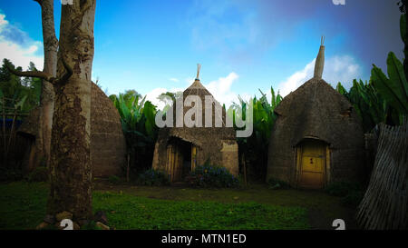 Traditional Dorze tribe house in Chencha Ethiopia Stock Photo - Alamy