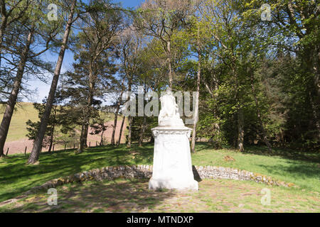 Statue of James Hogg, the Ettrick Shepherd, near St Mary's Loch ...