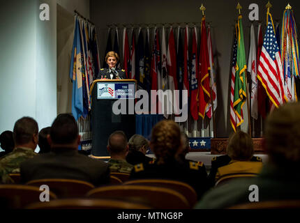 Chief Warrant Officer 5 Mary Alice Hostetler (far left) and Brig Gen ...