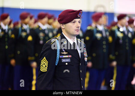 Incoming Command Sgt. Maj. Christopher L. Mullinax, of 1st Battalion ...
