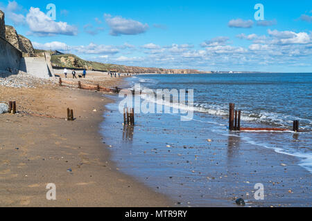 Seaham beach, promenade, Cleveland, County Durham, England, UK Stock ...