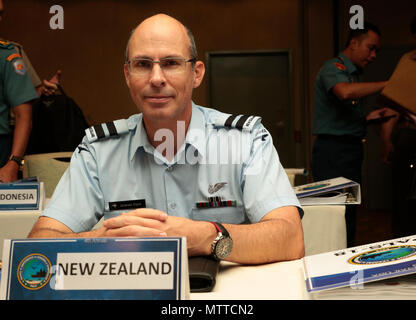 New Zealand Air Commodore Andrew Clark, air component commander, New ...