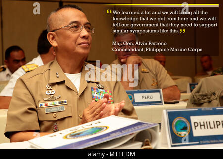 Maj. Gen. Alvin Parreño, commandant of the Philippine Marine Corps ...