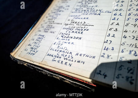 Notebook belonging to Albert Pierrepoint, the UK's most famous hangman ...