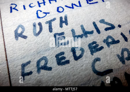 Notebook belonging to Albert Pierrepoint, the UK's most famous hangman ...