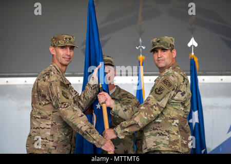 U.S. Air Force Col. Eugene Moore, 17th Mission Support Group commander ...