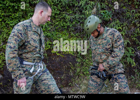Maj. Gen. Craig Timberlake (center), commanding general, 3rd Marine ...