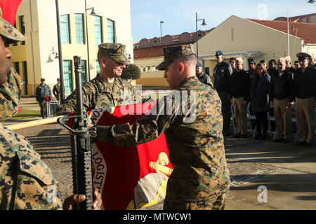 Lt. Col. Randall K. Jones, the commanding officer for Combat Logistics ...