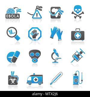 Ebola pandemic icons - vector icon set Stock Vector Image & Art - Alamy