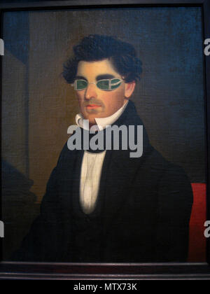 Portrait of Nathaniel Olds by Jeptha Homer Wade Stock Photo - Alamy