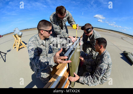 Airmen assigned to the 16th Electronic Warfare Squadron, Eglin Air ...