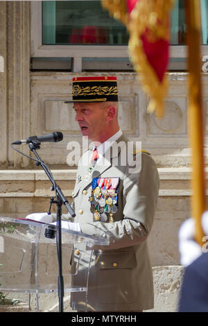 General Pierre Chavancy, Military Governor of Lyon, attends the ...