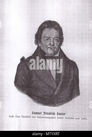 Samuel friedrich sauter portrait Stock Photo - Alamy