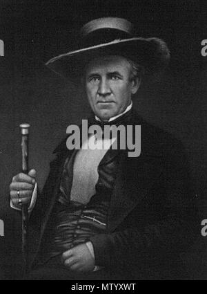 . Sam Houston . The portrait is from the University of Texas at Austing ...