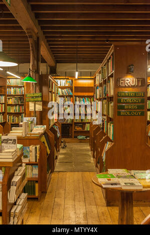 Richard Booth bookshop, Lion Street, Hay on Wye, Wales Stock Photo - Alamy