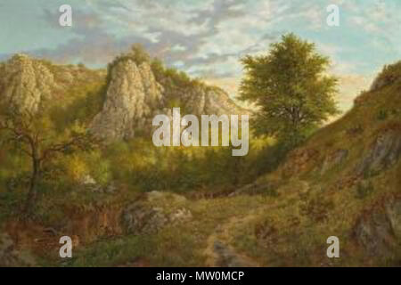 565 Sodar andré-a rocky landscape with trees Stock Photo - Alamy