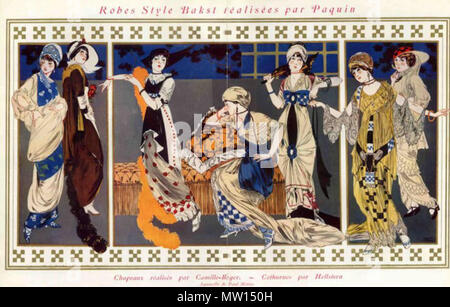 . Paquin Camille Roger & Hellstern 1912 Theatre Costume Léon Bakst Paul ...
