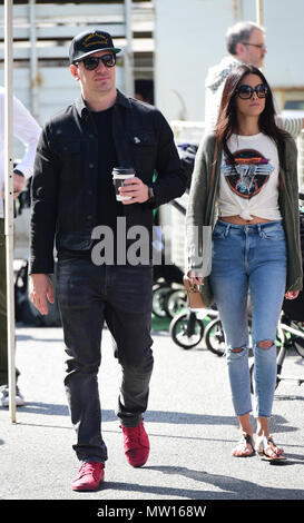 J C Chasez goes to the Farmers Market with his girlfriend Featuring: J ...
