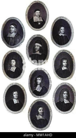 . English: Gallery of famous Puritans: Thomas Gouge, William Bridge ...