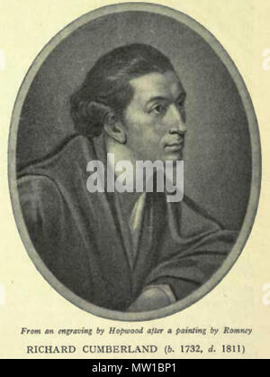 520 Richard Cumberland playwright Stock Photo - Alamy