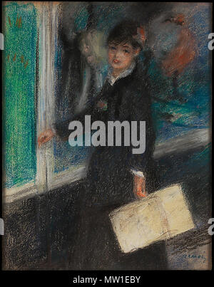 . English: The Milliner . 1877 517 REnoir The Milliner Stock Photo - Alamy
