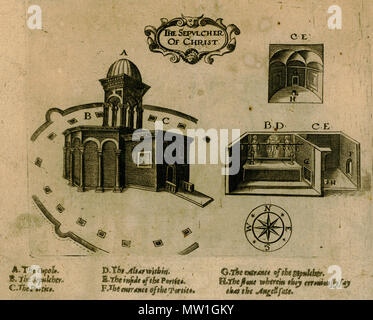 599 The Sepulcher of Christ - Sandys George - 1615 Stock Photo - Alamy
