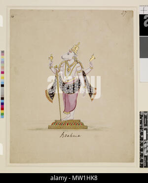 602 The white-complexioned Nandi in his zoo-anthropomorphic form stands ...