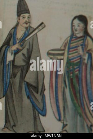 Vietnamese in Philippines from Boxer Codex Stock Photo - Alamy