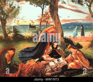 The Death of King Arthur” . 19th century. James Archer (artist) (1823 ...