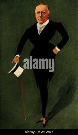 . English actor Herbert Beerhohm Tree as depicted by Vanity Fair on 5th ...