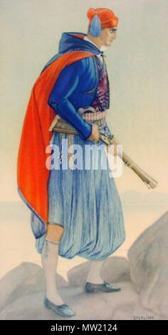 . English: Greek Man's Town Costume (Crete) - Greek Costume Collection ...