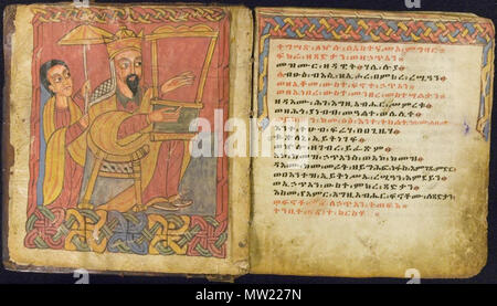 643 Weiner Codex 21 Ethiopian Biblical Manuscript 18th century Stock ...
