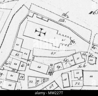 . Deutsch: Urkatasterplan Weinsbergs von 1834 (Ausschnitt) English: Old ...