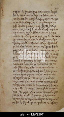 . English: Will of Alfred the Great (New Minster Liber Vitae) - BL ...