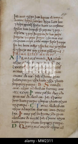 . English: Will of Alfred the Great (New Minster Liber Vitae) - BL ...