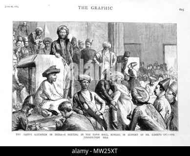 581 Support for the Ilbert Bill Stock Photo - Alamy