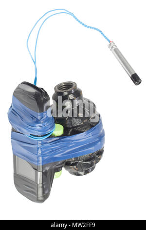 Improvised Explosive Device (IED) - hand grenade with cell phone ...