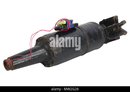 IED (improvised explosive device) with with anti-personnel mine. Text ...
