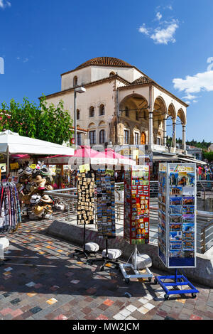 The Tzistarakis Mosque in Monastiraki Square in Athens, Greece Stock ...