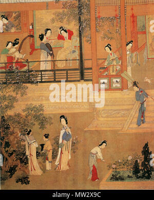 Qiu Ying (1494 – 1552) Chinese painter of the Ming dynasty Stock Photo ...