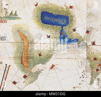 Cantino World Map, 1502 Stock Photo - Alamy