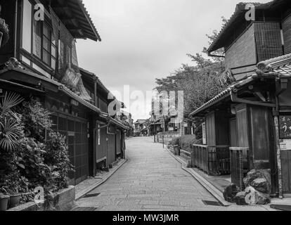 Kyoto, Japan - Jul 15, 2015. View of Ninenzaka Old Town in Kyoto, Japan. Kyoto was the Imperial ...