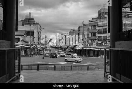 Kyoto, Japan - Jul 15, 2015. View of Ninenzaka Old Town in Kyoto, Japan. Kyoto was the Imperial ...