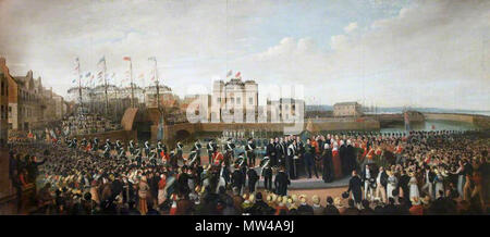 . English: George IV landing at Leith by Alexander Carse died 1843 . 18 ...